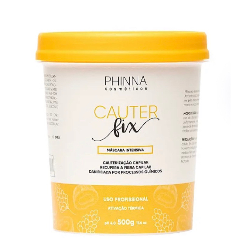 Phinna Cauter Fix - Cauterização Molecular - Phinna Pro - 500g | Shopee ...