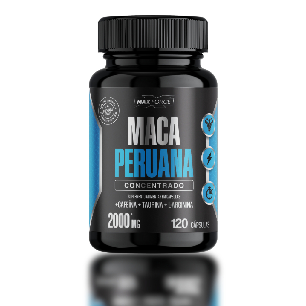 Maca Peruana Original Concentrada 2000mg 120 Caps Estimulante Sexual ...