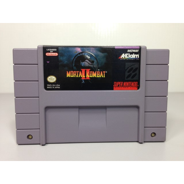 Cartucho Jogo Mortal Kombat 2 Super Nintendo Snes Original | Shopee Brasil