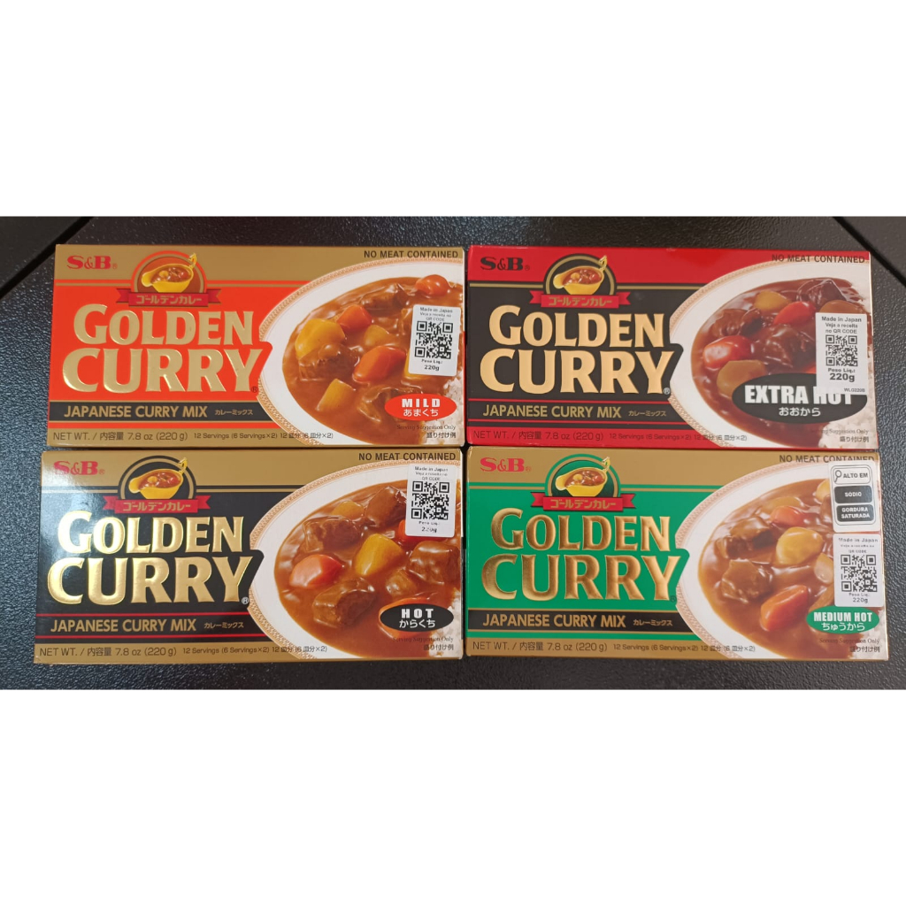 GOLDEN CURRY 220G | Shopee Brasil