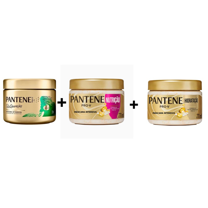Kit de Cronograma Completo da Pantene Restauração, Nutrição liso ...