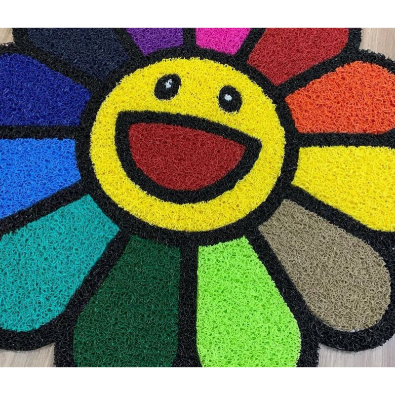 Tapete Capacho Flor Colida e Divertida 60X60 ou 80X80 cm. | Shopee Brasil