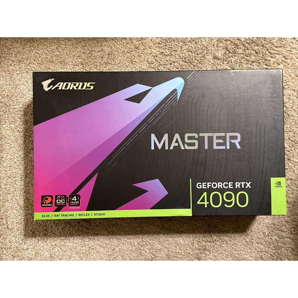 GIGABYTE AORUS GeForce RTX 4090 MASTER 24GB GDDR6X Graphics Card ...