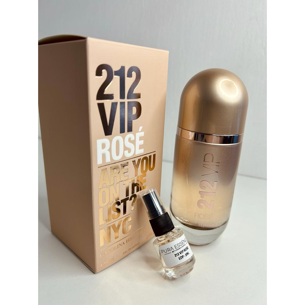 Perfume Feminino 212 Vip Rose EDP 5 ML | Shopee Brasil