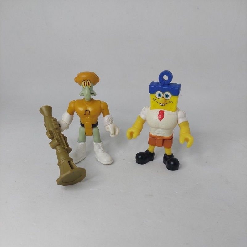 Imaginext Bob Esponja E Lula Molusco Do Filme Shopee Brasil