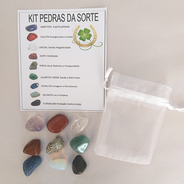 PEDRA CRISTAL NATURAL - KIT DA SORTE | Shopee Brasil