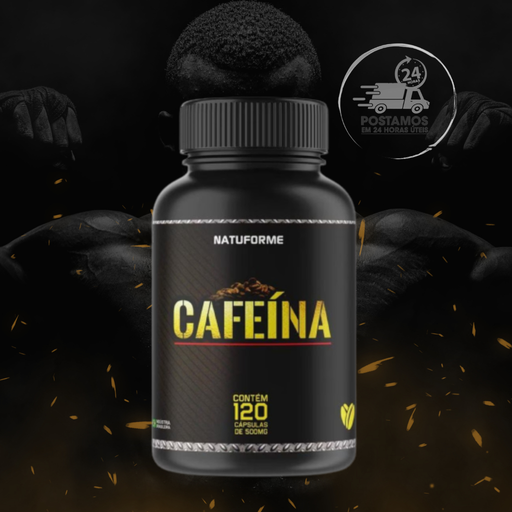 Cafeína 500mg Natuforme 120 Cápsulas - Produto Original - Força ...