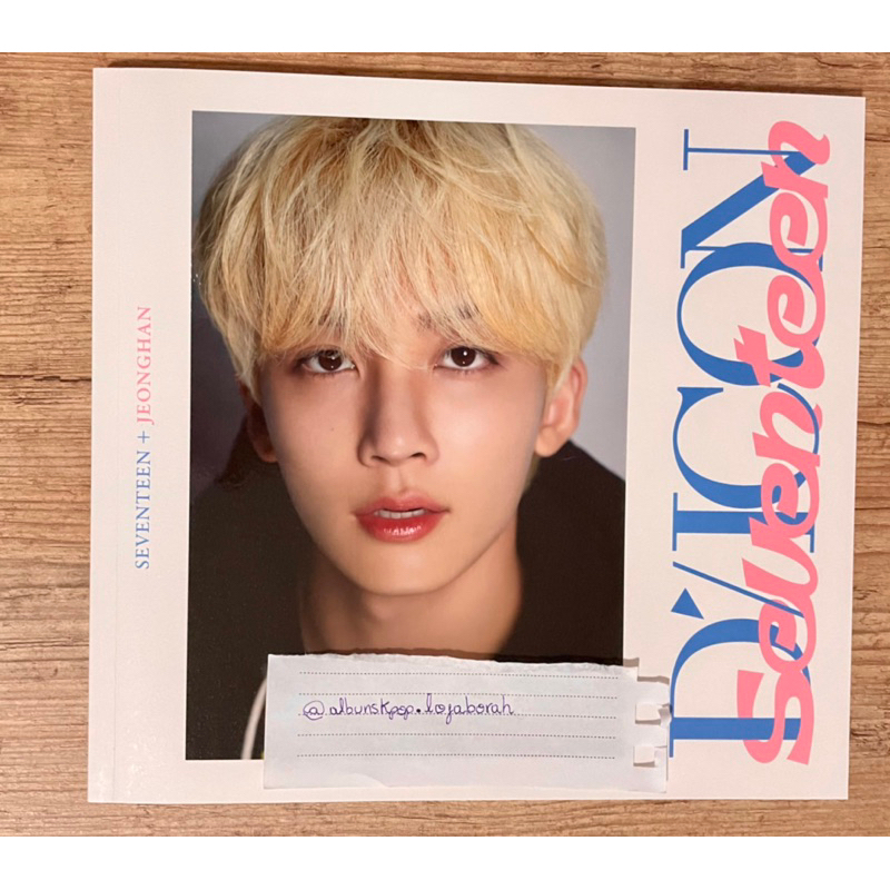 DICON SEVENTEEN ver. JEONGHAN BINDER + PHOTOBOOK | Shopee Brasil