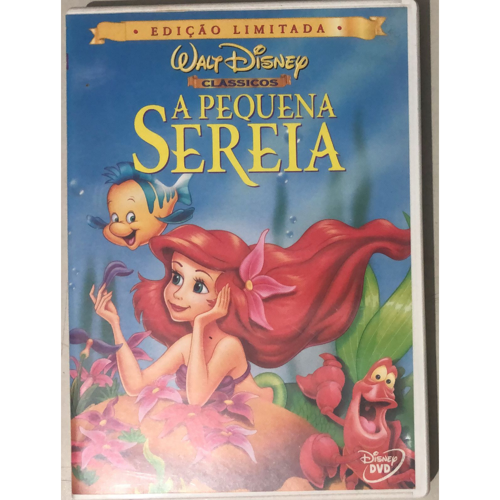 DVD - CLASSICOS DA DISNEY A PEQUENA SEREIA | Shopee Brasil