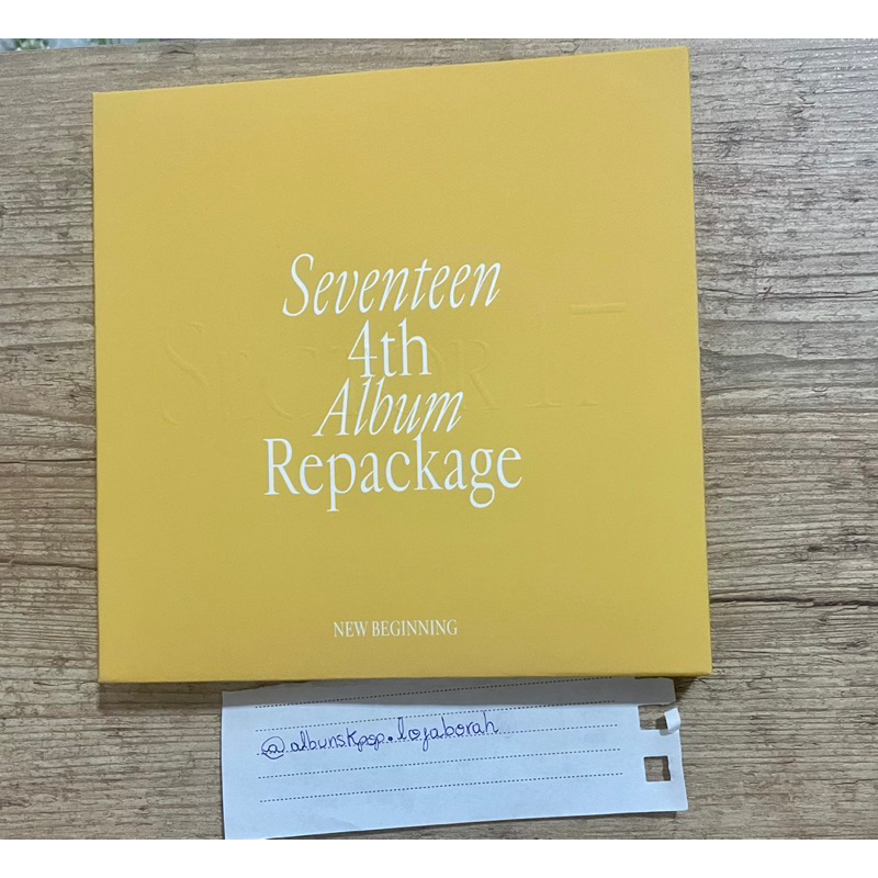 Álbum Sector 17 SEVENTEEN new beginning | Shopee Brasil