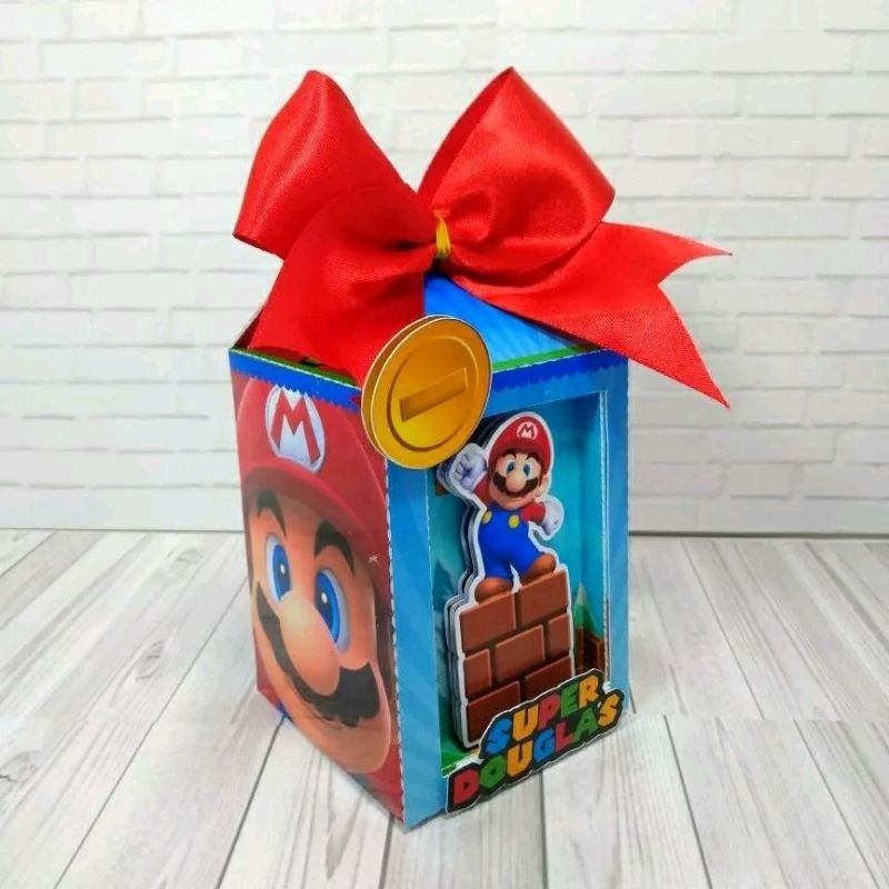KIT FESTA 40 CAIXAS SUPER MARIO BROS 3D | Shopee Brasil
