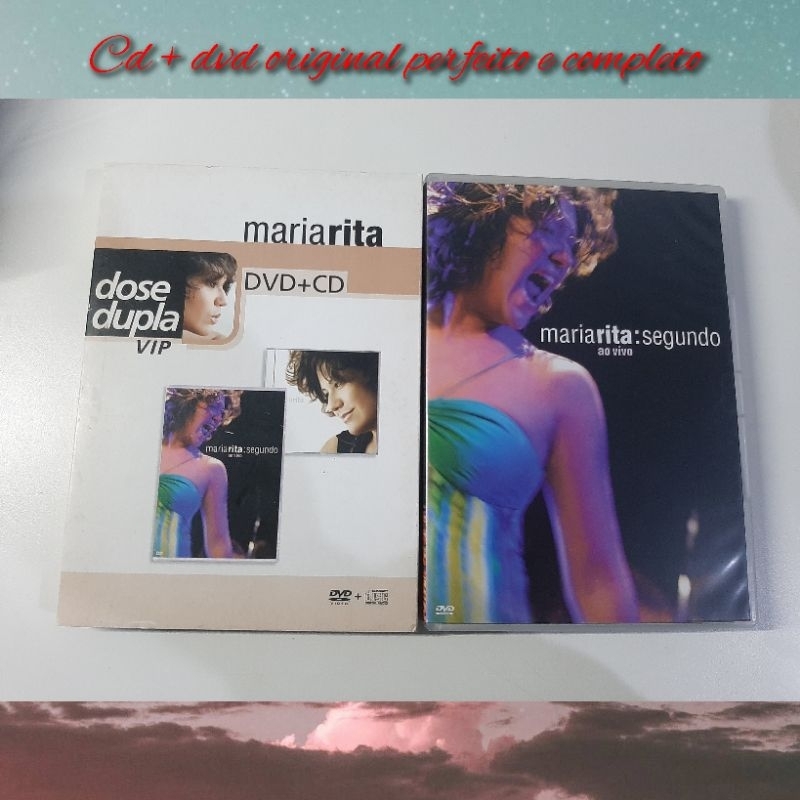 DVD + CD Maria Rita segundo original | Shopee Brasil