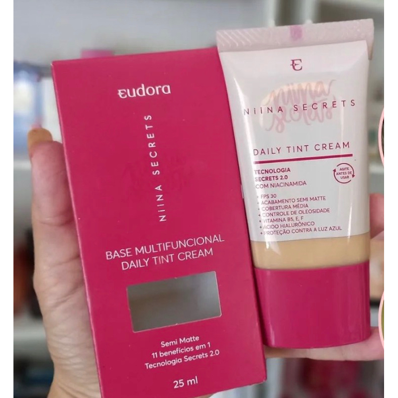 Base Líquida Daily Tint Cream Nina Secrets | Shopee Brasil