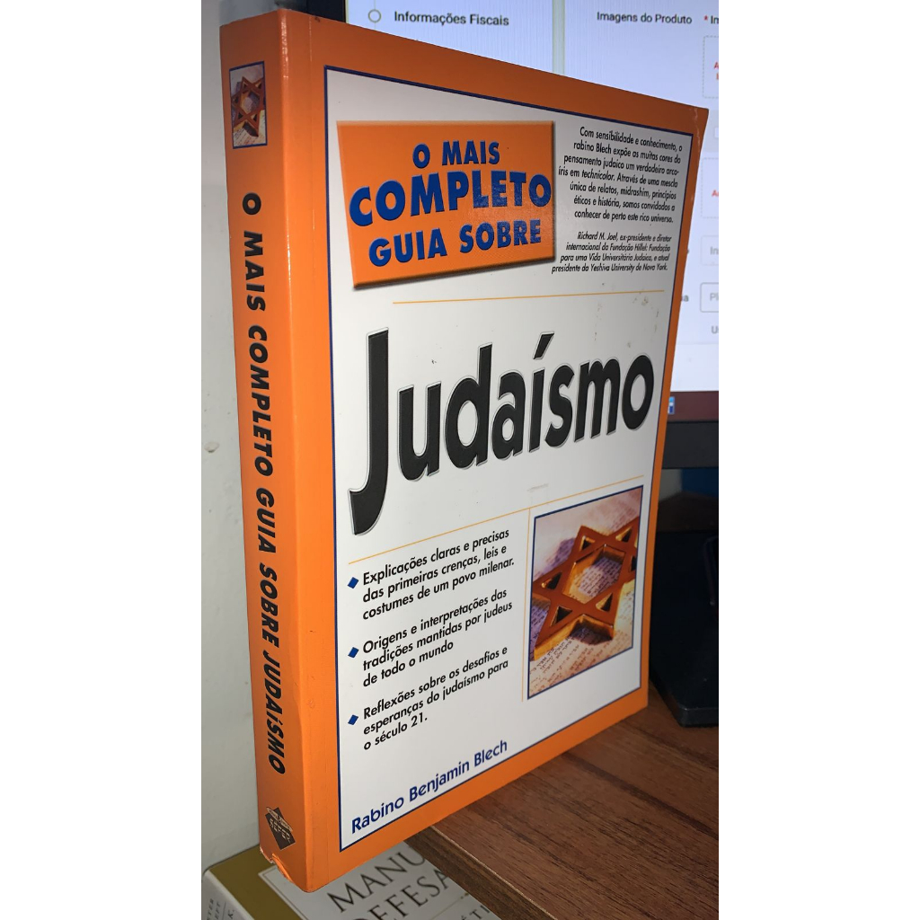 LIVRO O MAIS COMPLETO GUIA SOBRE JUDAÍSMO - RABINO BENJAMIN BLECH ...
