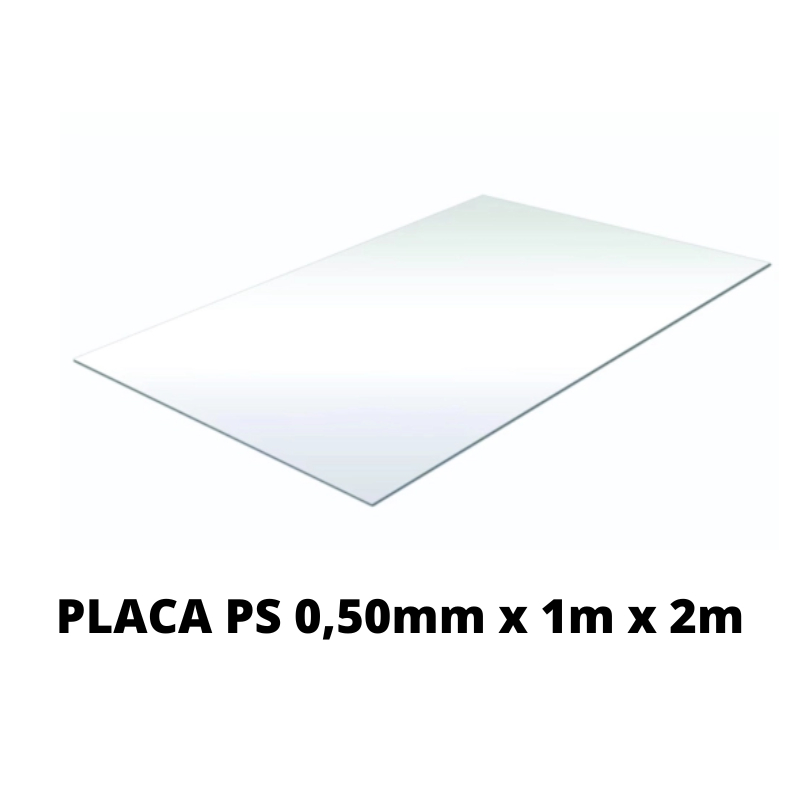 Chapa Placa Ps Poliestireno 0,50(Espessura) x 1m(Larg) x 2m(Comp) Ps ...