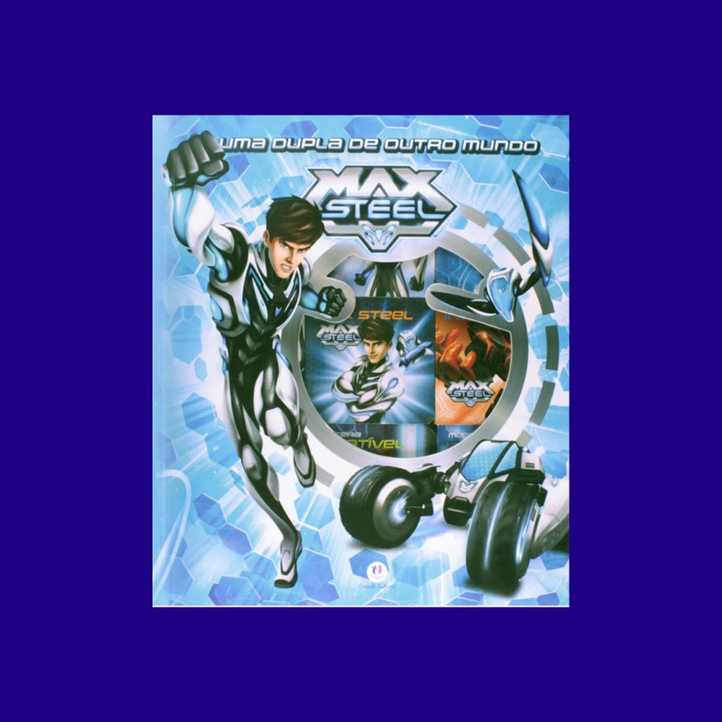 Uma dupla de outro mundo Max Steel (Mini livros) | Shopee Brasil