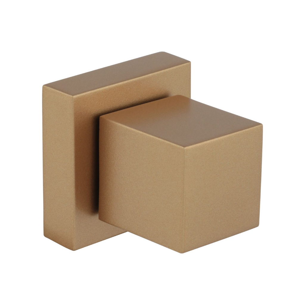 Acabamento Registro Quadrado Metal Deca Square Luxo 16 Estrias Dourado ...