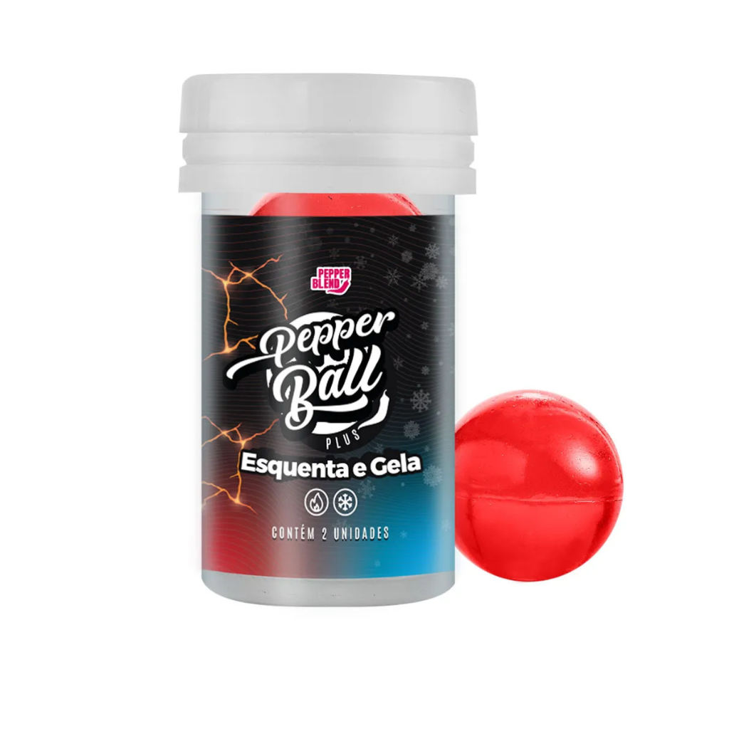 Bolinha Explosiva Pepper Ball Plus Esquenta e Gela Pepper Blend | Shopee Brasil