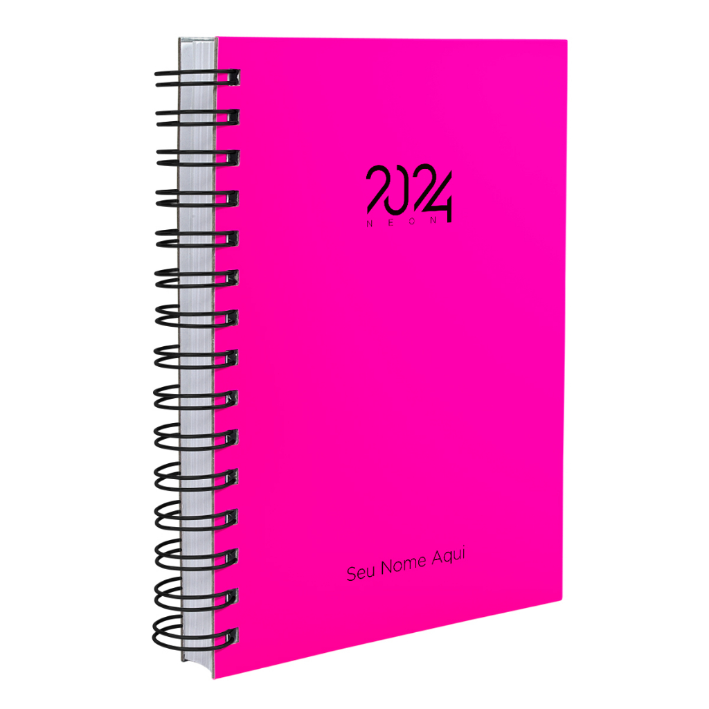Agenda 2024 Personalizada Cores Spot Neon | Shopee Brasil