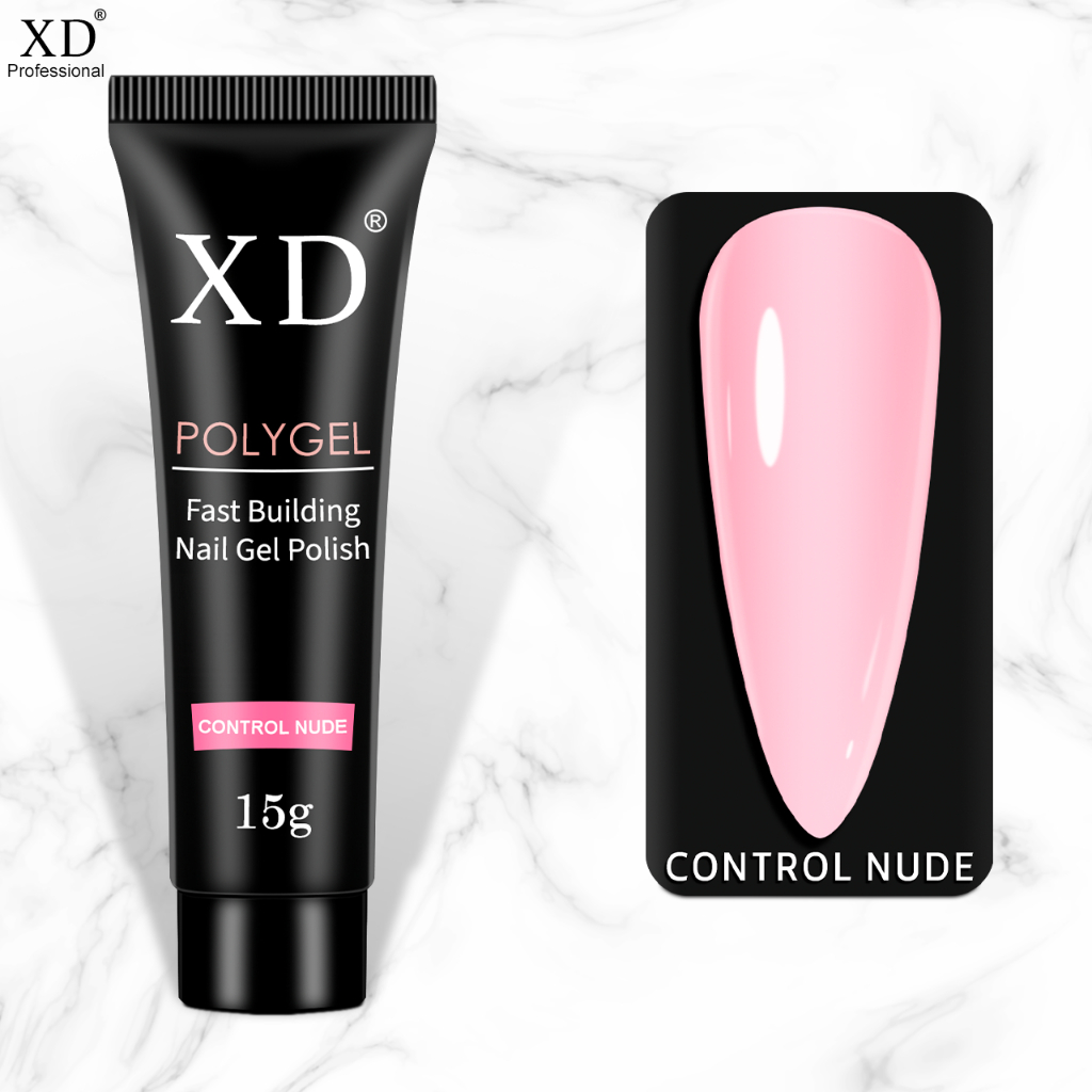 Polygel XD Nude LED UV Profissional 15g F1 Alongamento Unhas de Gel ...