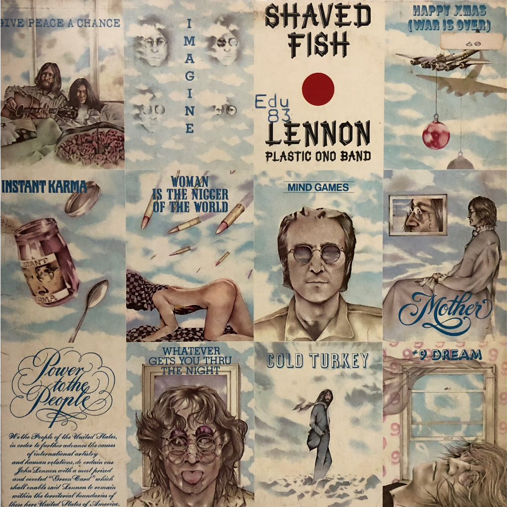 Lp - John Lennon - Shaved Fish - 1972 | Shopee Brasil