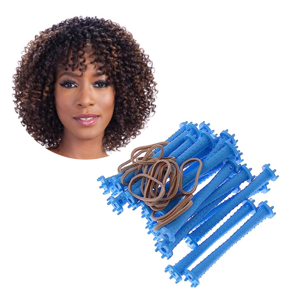 Kit 20 60 Bigudinhos Para Cachear Cabelos n1 n2 n3 n4 Bigodim Bigudinho Para Cachos Permanente ...