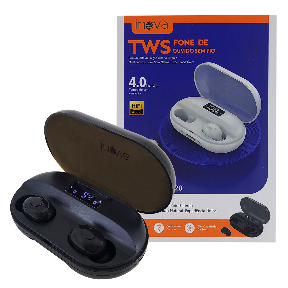 Fone De Ouvido Bluetooth Tws In-ear Sem Fio Original | Shopee Brasil