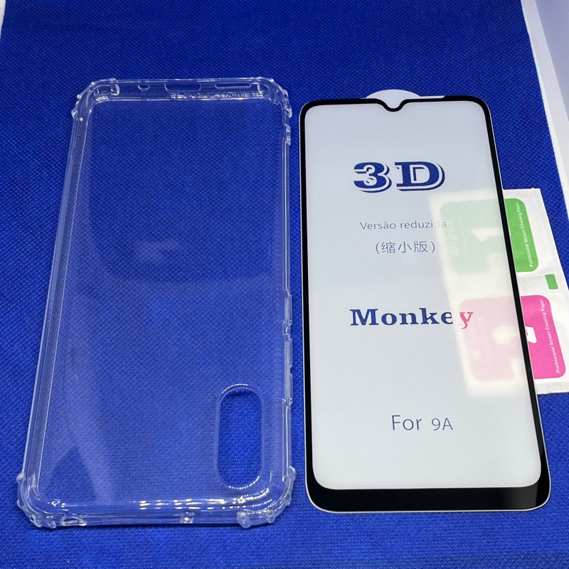 Kit 2 em 1 - Xiaomi Redmi 9A / 9i / 9A Sport / 9i Sport - Película de Vidro 3D Frontal ...