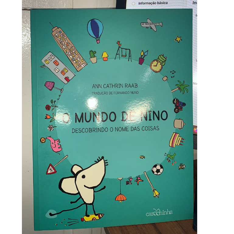 LIVRO O MUNDO DE NINO - DESCOBRINDO O NOME DAS COISAS - ANN CATHRIN ...