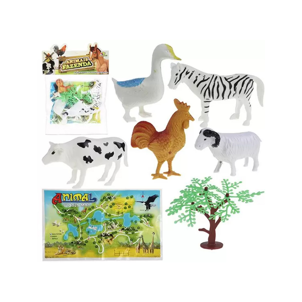 Kit Animais Da Fazenda | Shopee Brasil