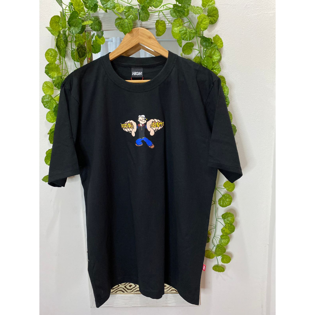 Camiseta streetwear High x Popeye EXCLUSIVIDADE | Shopee Brasil