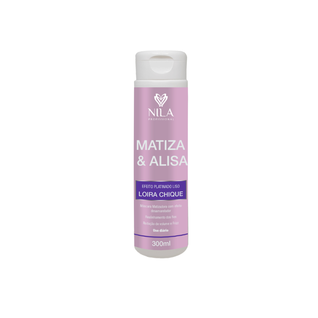 NILA - Matiza & Alisa - Loira Chique 300ml | Shopee Brasil