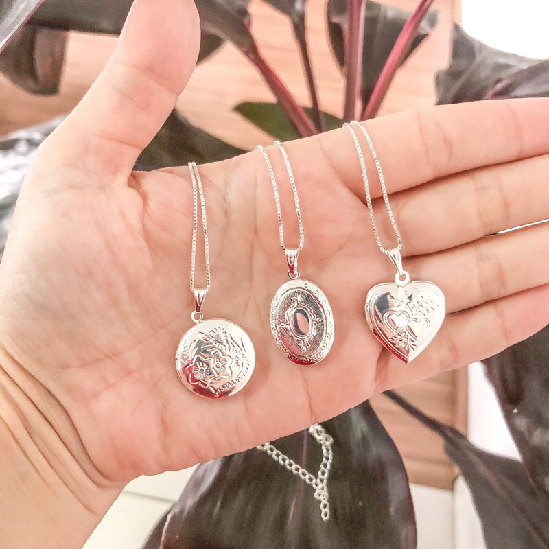 Colar Relicário Com 2 Fotos + linda Embalagem | Shopee Brasil