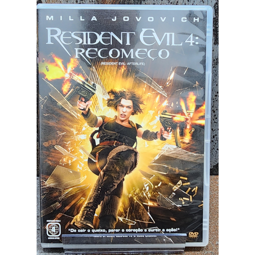 DVD Resident Evil 4 Recomeço - Mila Jovovich - dublado | Shopee Brasil