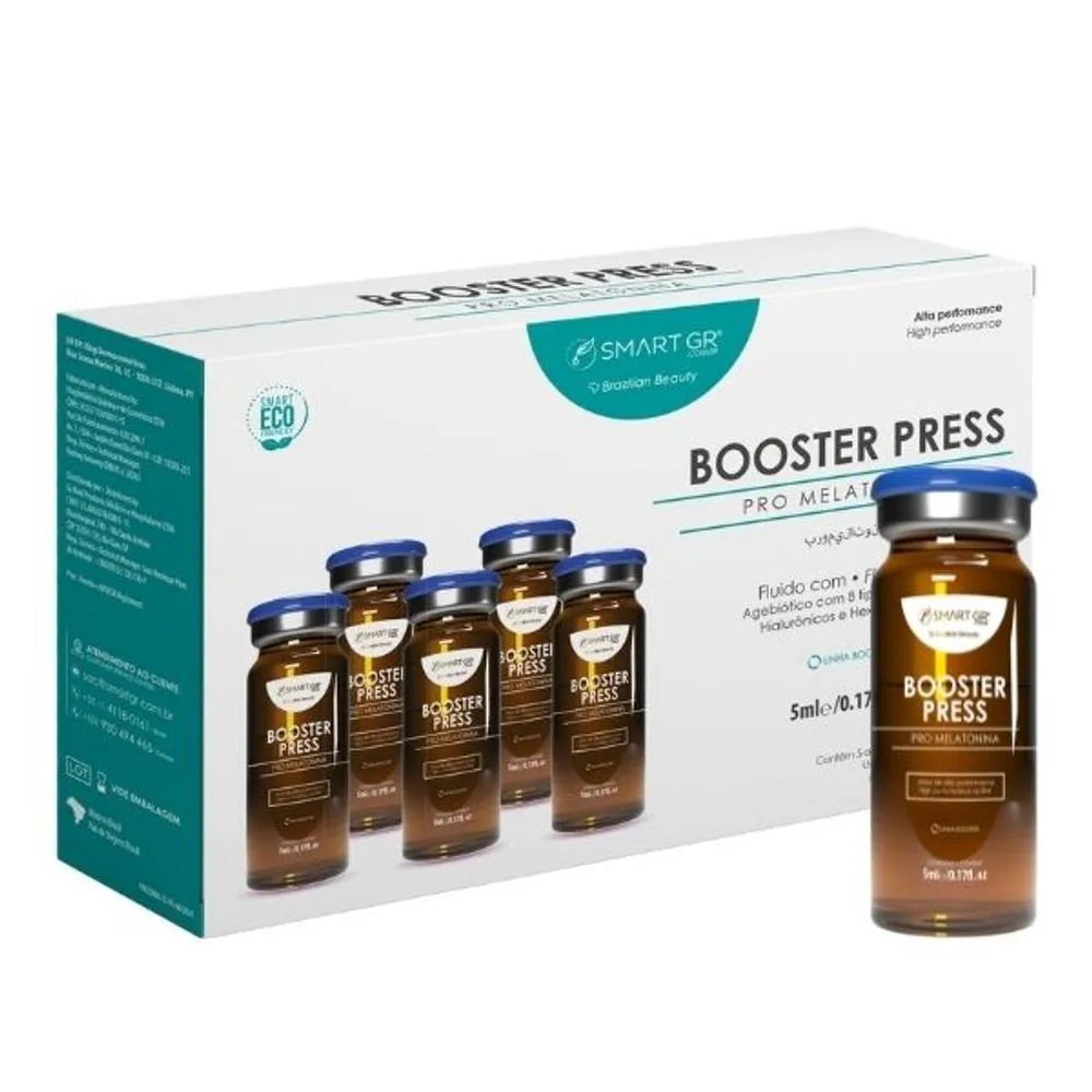 Smart Booster Press Pro Melatonina Skinbooster Smart GR | Shopee Brasil