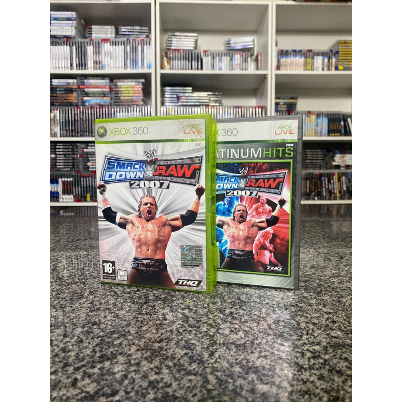 Smack Down vs Raw 2007 - Xbox 360 Mídia Física Original Usado | Shopee ...