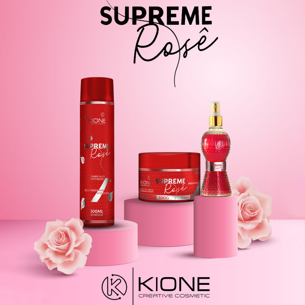 Kit Capilar Supreme Rose - Kione | Shopee Brasil