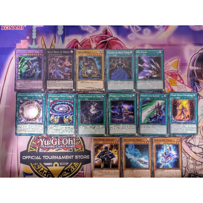 Set Yugioh Mago Negro e Mago Quinteto 13 cartas | Shopee Brasil