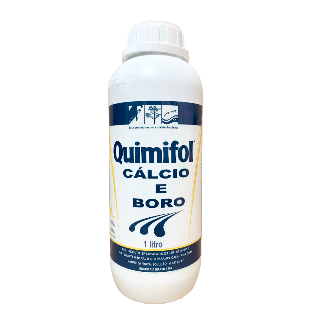 Fertilizante Foliar Quimifol Calcio e Boro 1 Litro | Shopee Brasil