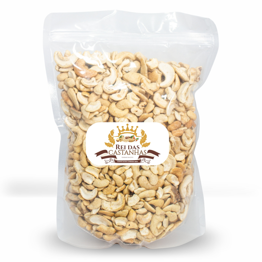 Castanha De Caju Crua [QUEBRADA/BANDA W1] - [COM ATM] - 500G/1KG ...
