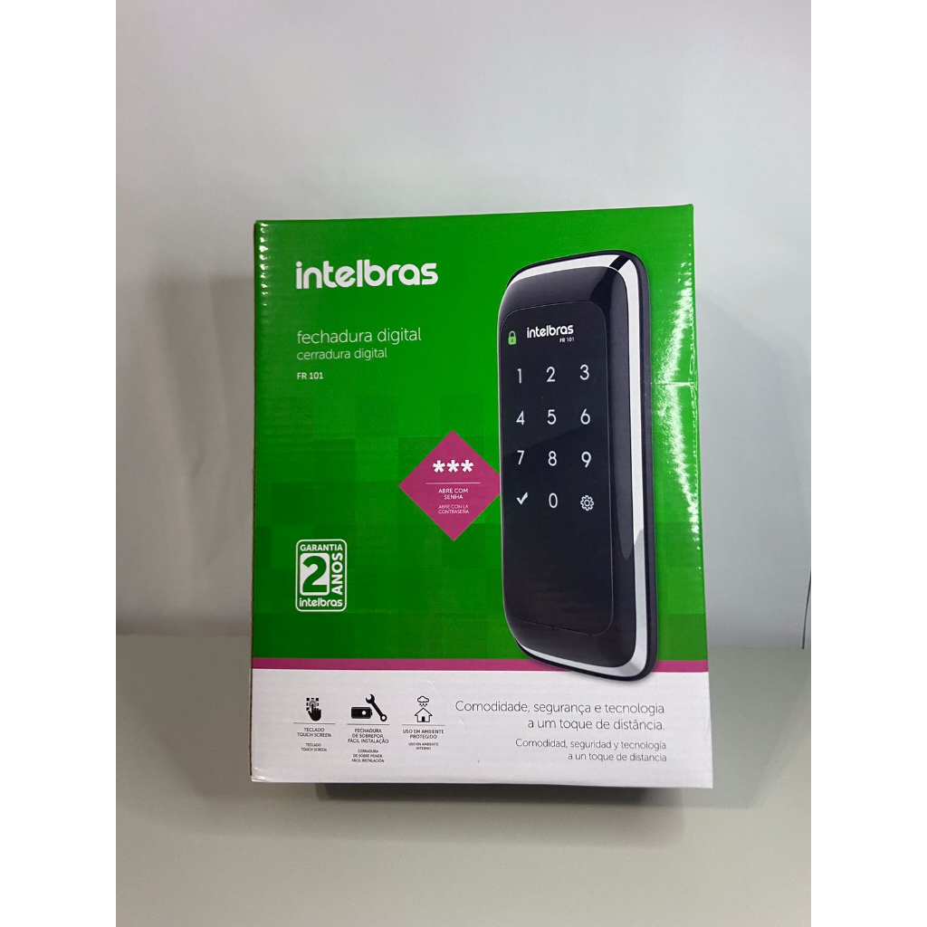 Fechadura Eletrônica Digital Fr 101 Intelbras | Shopee Brasil