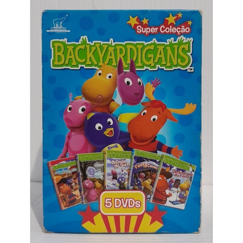 Dvd Backyardigans - BOX com 5 DVDs - Original Usado | Shopee Brasil