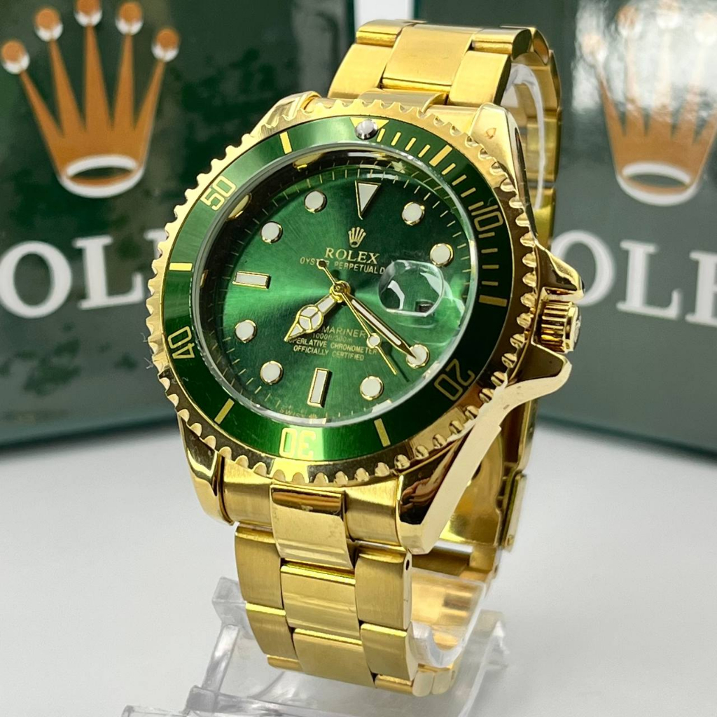 Relogio Rolex Premium Aço Inox Social de Luxo Masculino Com Caixa ...