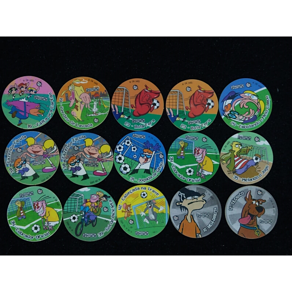Tazo Cartoon Network Copa Toon Tazos Copatoon Elma Chips | Shopee Brasil
