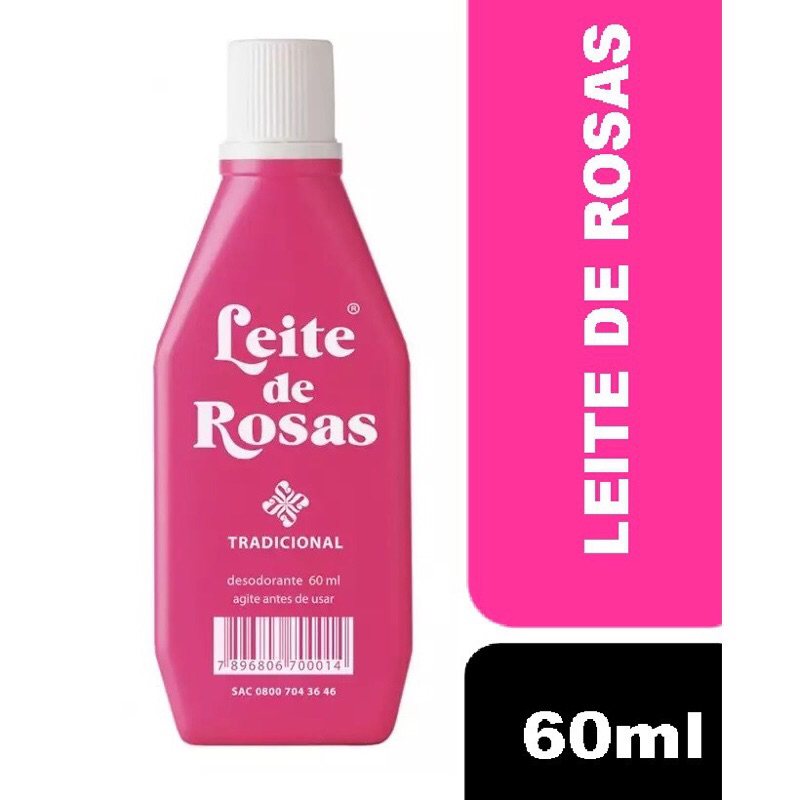 Leite de Rosas Tradicional 60ml | Shopee Brasil