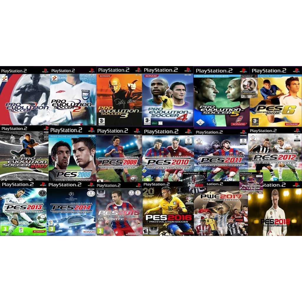 PES ( todas os Anos) Playstation2 ps2 | Shopee Brasil
