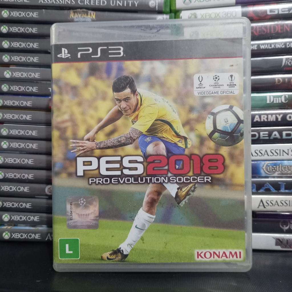 PES 2018 - Jogo Video Game Midia Fisica | Shopee Brasil