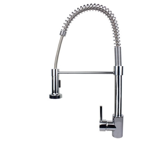 Torneira Cozinha Gourmet De Bancada Monocomando Com Spray Flexível