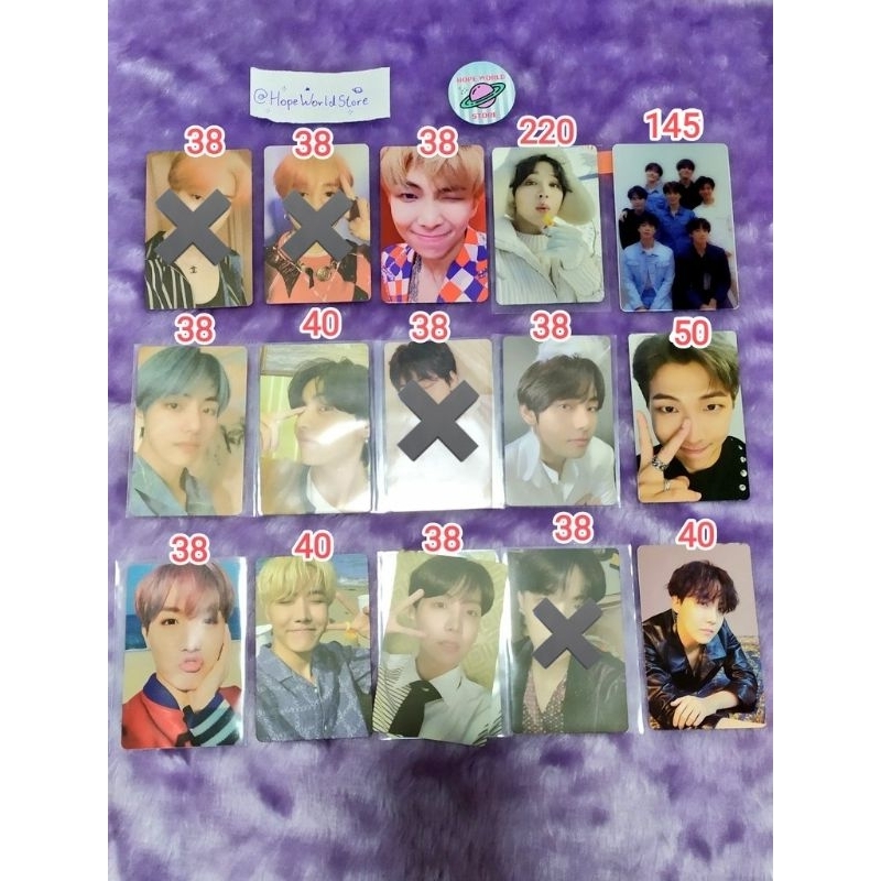 Photocards BTS Regulares e variados Oficiais | Shopee Brasil