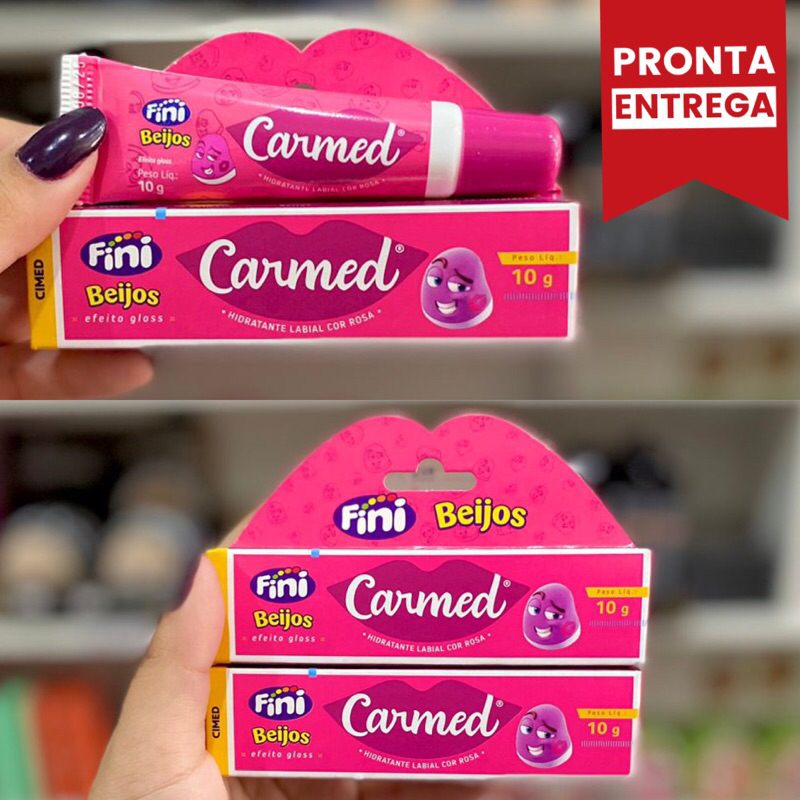 Carmed Fini Beijos Hidratante Gloss Labial 10g | Shopee Brasil